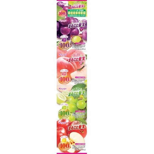Kasugai Gummy 100, Peach, Grape, Apple, Muscat, Japan Candy, Assortment ...