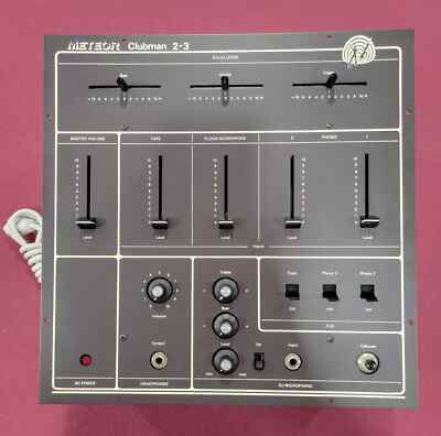 Meteor Clubman 2-3 DJ Mixer (not Vestax Numark Urei Bozak Rane Technics ...