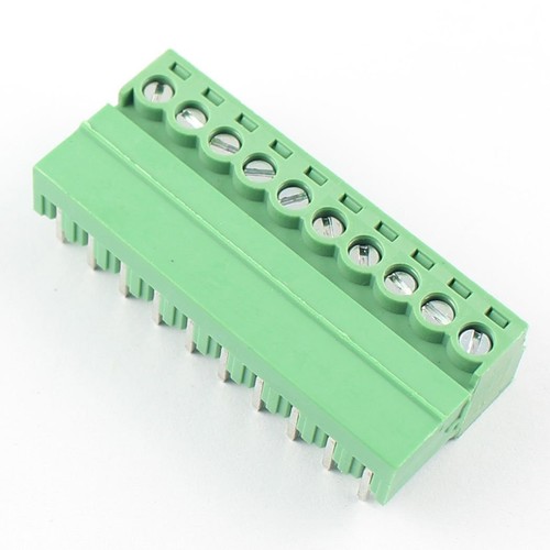 1Pcs 3.5mm 10 Pin Way Right Angle Screw Terminal Block Pluggable ...