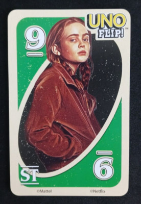 2017 Stranger Things Uno Flip! Card Green Max Mayfield #9 (B) | eBay