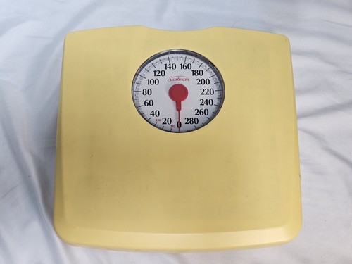 Sunbeam Bathroom Scale Yellow 2005 Retro Design Model SAB502-04 W250NT ...