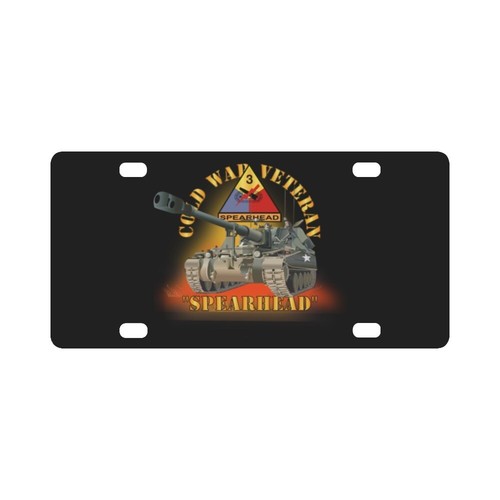 License Plate - Army - Cold War Vet - 3rd Armored Division - Spearhead ...
