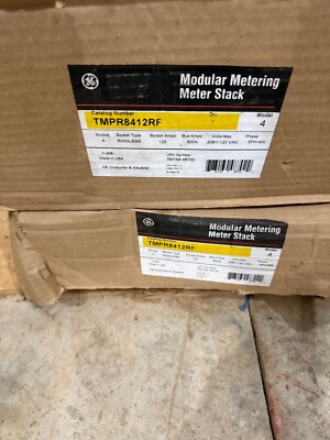 GE Modular Moetering Meter Stack TMPR8412RF | eBay