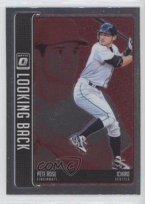 2018 Panini Donruss Optic Looking Back Pete Rose Ichiro Suzuki Ichiro # ...