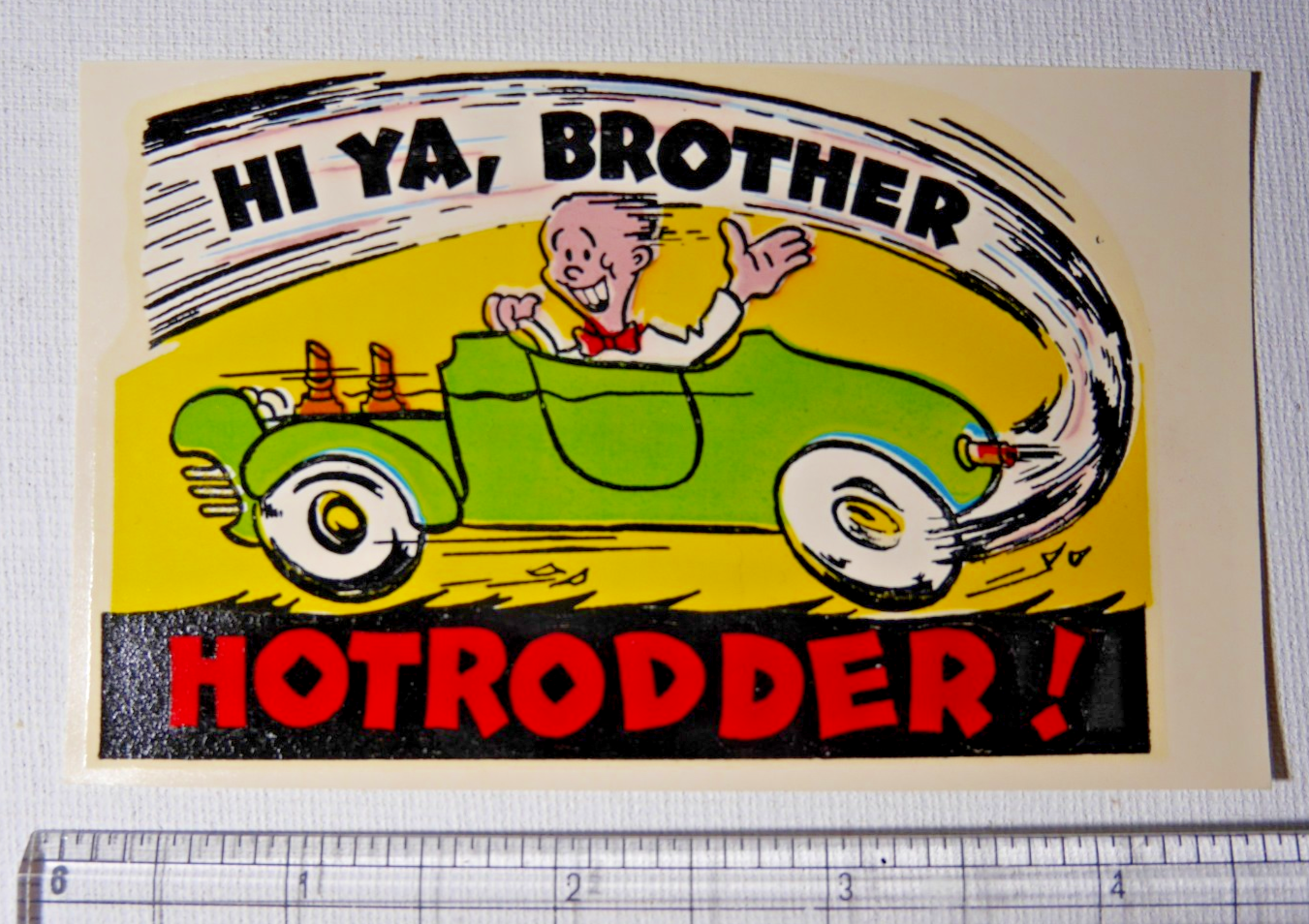 Original Vintage Impko HOTRODDER! Decal 1960s Water Transfer Decal | eBay