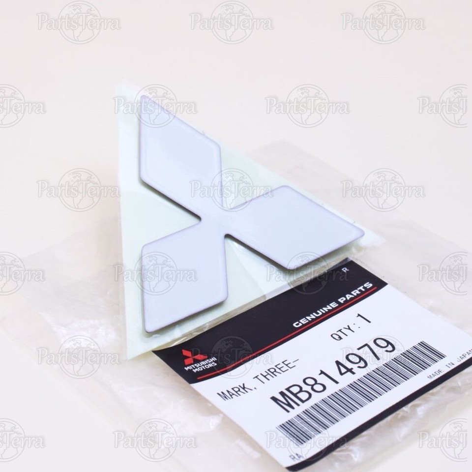 GENUINE Mitsubishi Three Diamond Front Sticker Emblem ECLIPSE 3000GT ...