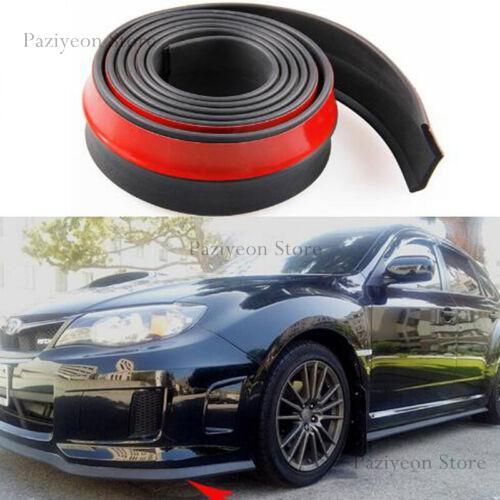 2.5M Car Front Bumper Lip Splitter Body Side Spoiler Protector Rubber ...