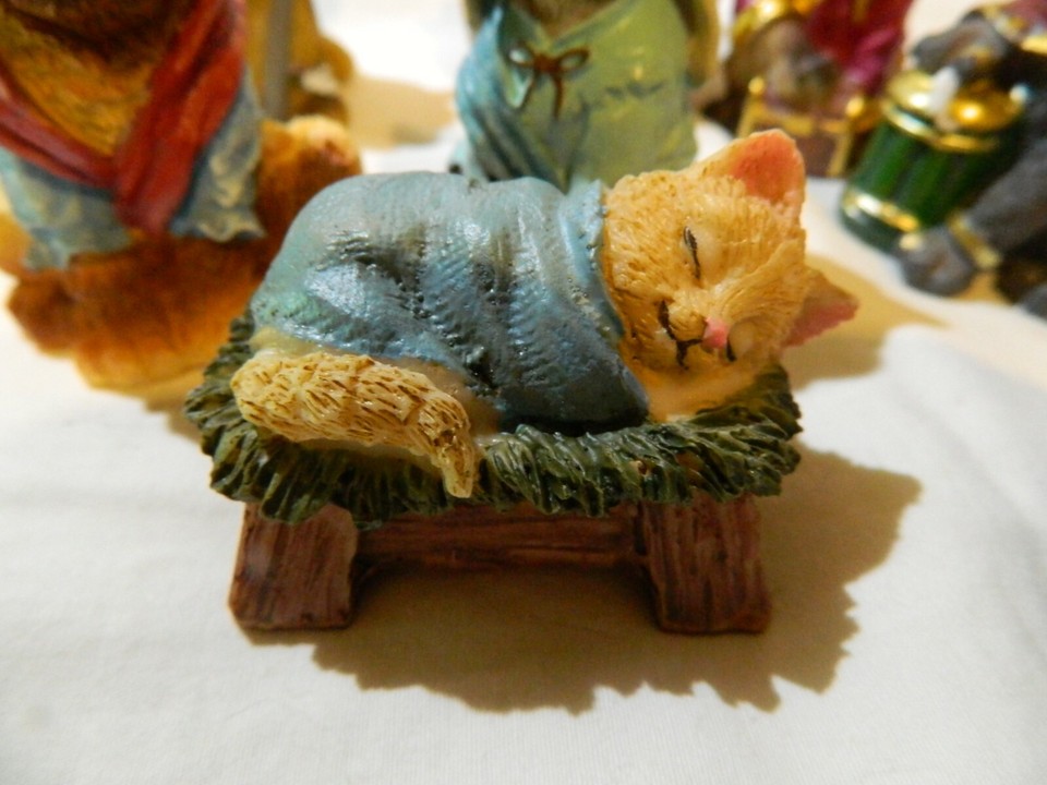 Cat Nativity Set - 9 piece | eBay