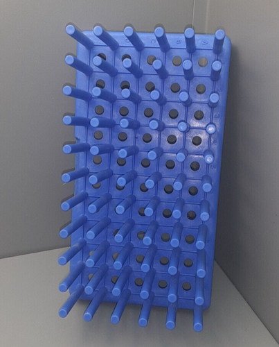 Nalgene 41-17mm (66 Peg) Blue test tube/bottle rack | eBay