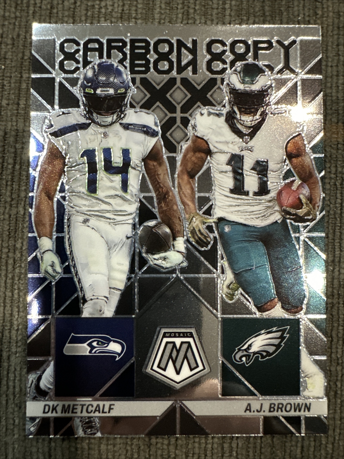 Metcalf Brown Carbon Copy 2023 Panini Mosaic Football Card | eBay