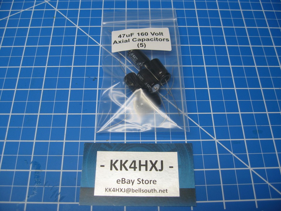 SC - GHA Series - Axial Electrolytic Capacitors - 160v 47uF - 5 Pieces ...