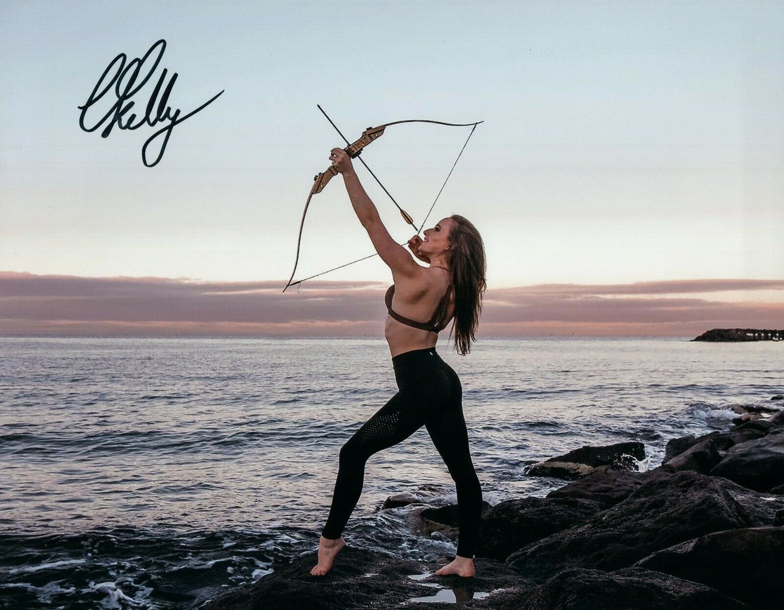 Orissa Kelly Signed 8x10 Photo #161 Archery Contortionist Britain's Got ...