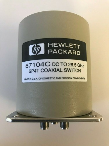 HP 87104C: DC to 26.5 GHz SP4T Coaxial Switch | eBay
