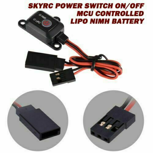 1/10 1/8 RC Car Power Switch MCU on/off Controlled for LiPo NiMH ...
