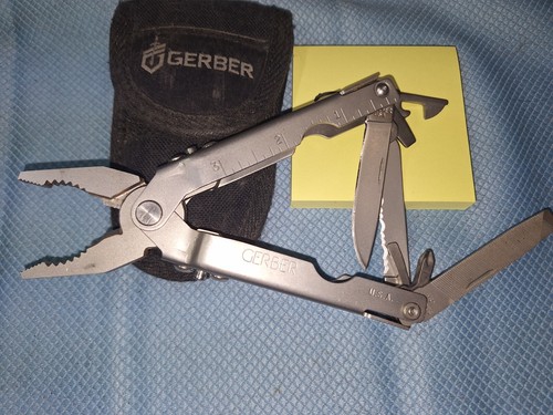 1 Vintage GERBER Multi Tool W SHEATH Camping Fishing Lot 709 | eBay