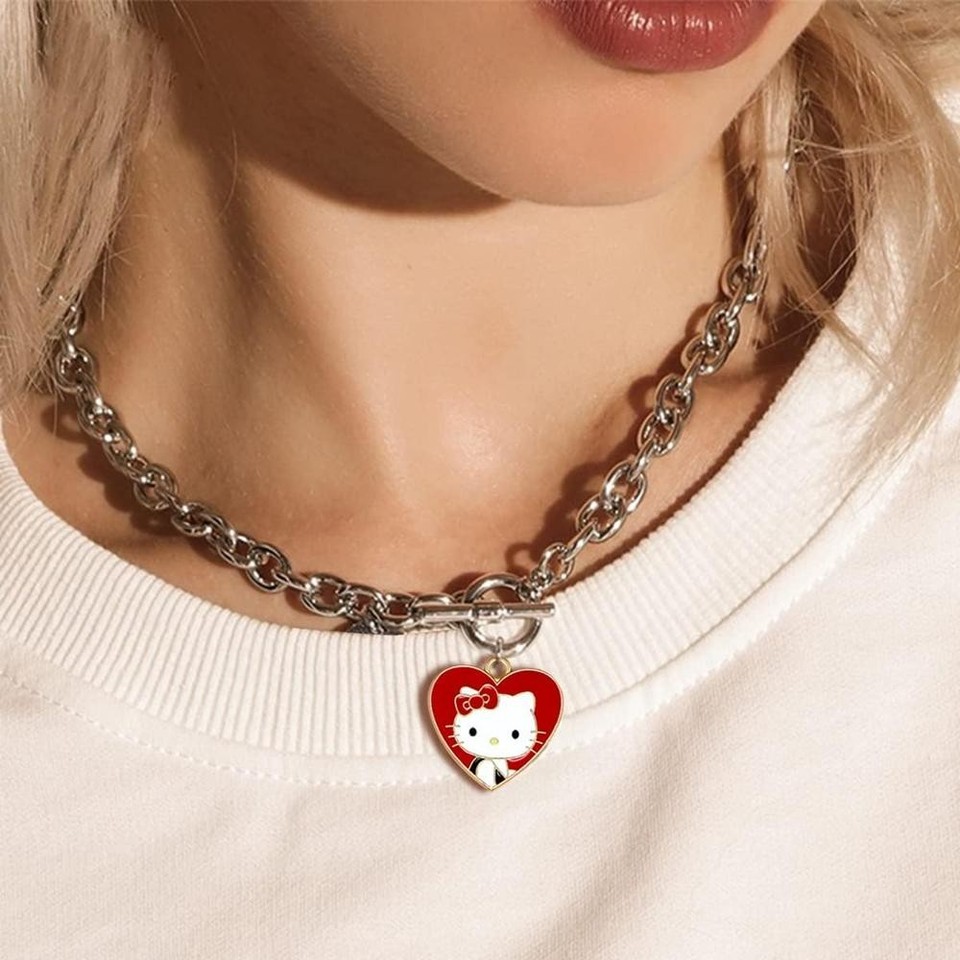 24 Pieces Enamel Cat Charms for Jewelry Making 6 Styles Cute Pink Cat ...