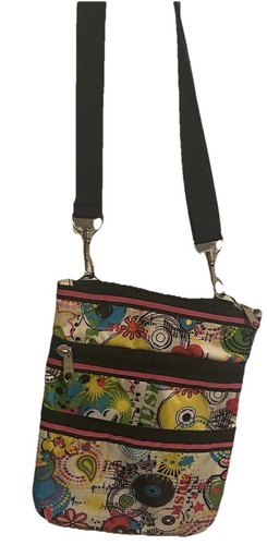 Target Girls Music Print Crossbody Purse w/ Zippers & Adjustable Strap ...