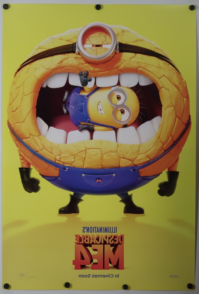 Despicable Me 4 - original DS movie poster - 27x40 D/S 2024 INTL Style ...