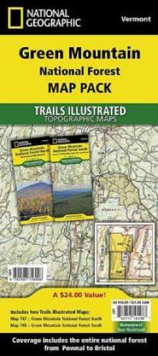 National Geogra Green Mountain National Forest, Vermont, Map P (Map ...