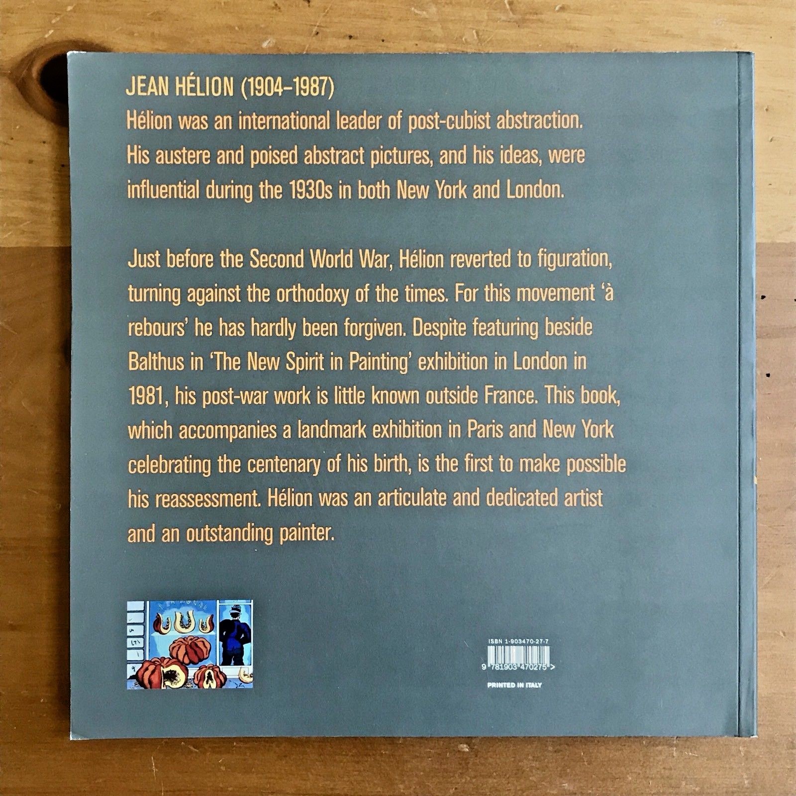 Jean Helion Book Art Coffee Table French Abstract Artist Soft Cover ...