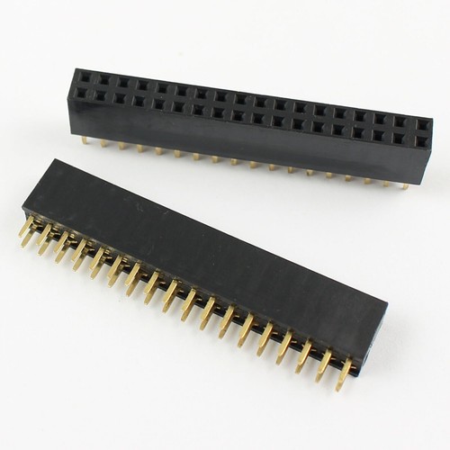 5Pcs 2.54mm Pitch 2x18 Pin 36 Pin Female Double Row Straight Pin Header ...