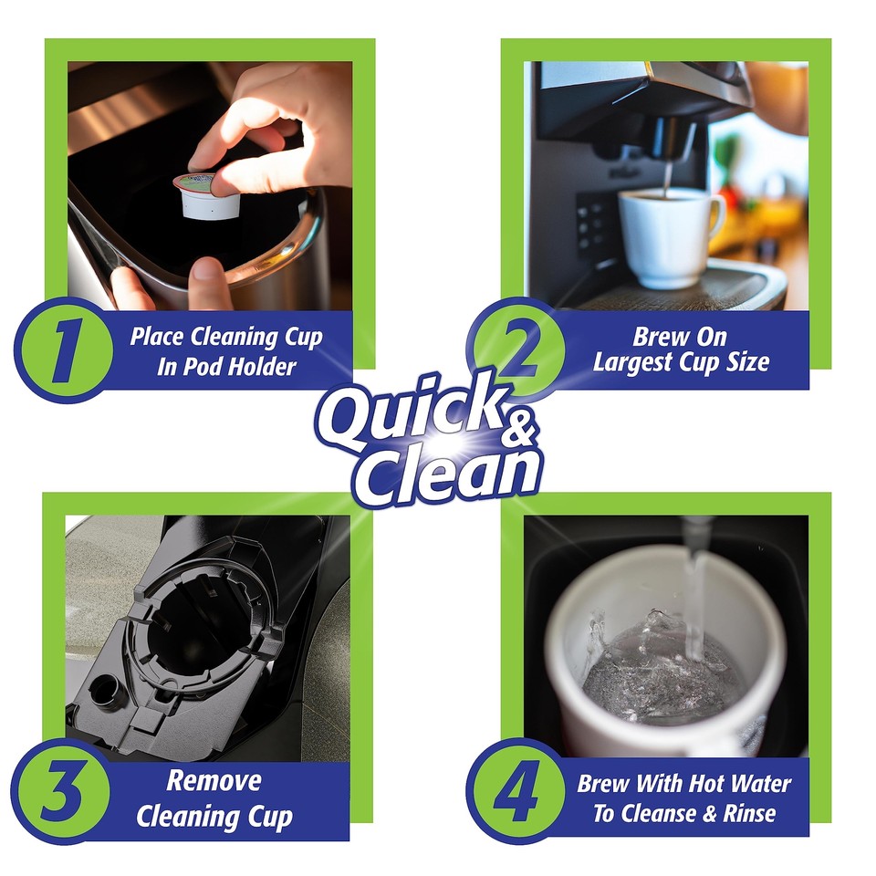 12pack Keurig Cleaning Pods K Cup Cleaner Pod For Keurig 2.0 Coffee ...