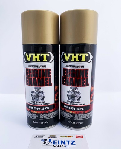 VHT SP132 Engine Enamel High Heat Coating, Drive Train Paint, Gold (2 ...