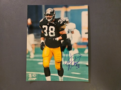 RARE JON WHITMAN "#38" Signed Autographed 8x10 Pittsburgh Steelers ...