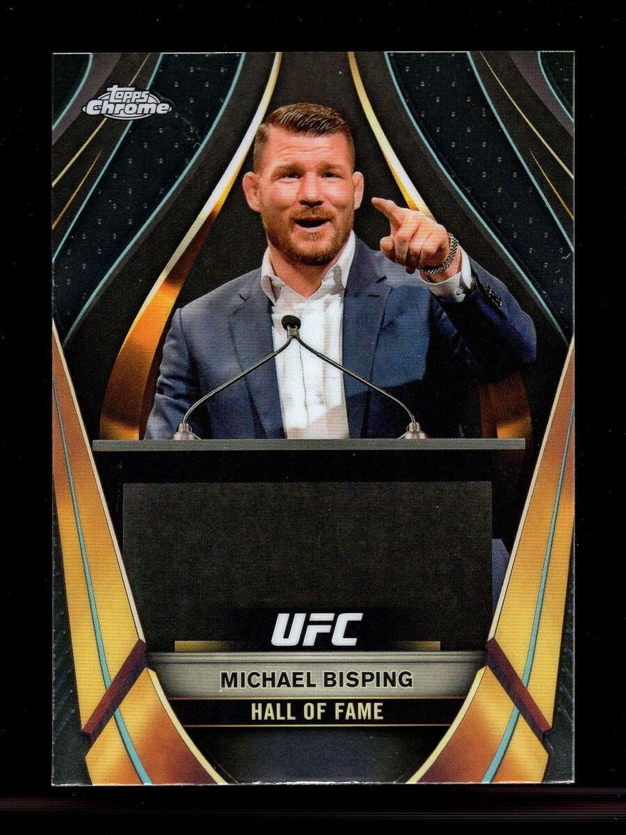 2024 TOPPS CHROME UFC HALL OF FAME EMB7 MICHAEL BISPING | eBay