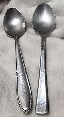 Spoon Edelstahl Rostfrei Stainless Lot of 2 different spoons | eBay