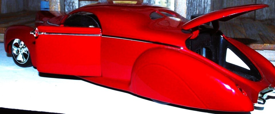 Hot Rod Ford Mecury Merc Chopped Dragster Race Car Custom Built Metal ...