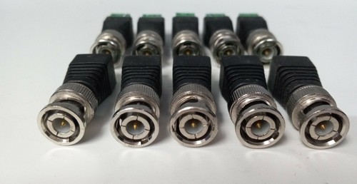 Bnc Male Plug Srew Terminal Connector CCTV Camera | eBay
