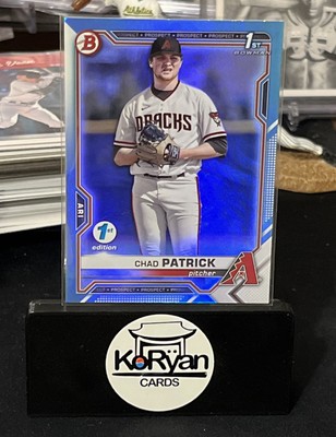 2021 Bowman Draft First Edition #BD-51 SKY BLUE FOIL Chad Patrick Rc ...
