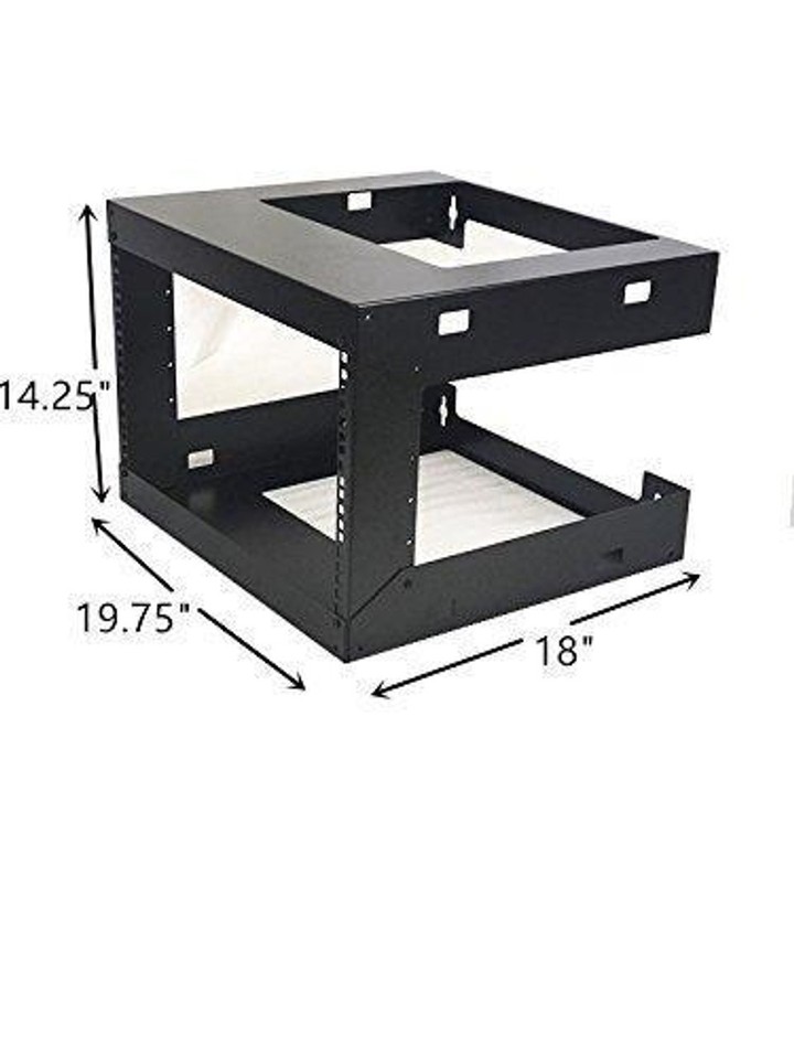 6U Wall Mount 19'' Open Frame Network Rack – Server Equipment, 15 ...