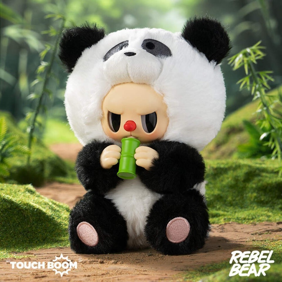 TOUCH BOOM Rebel Bear Animal Series Vinyl Plush Blind Box AUTHENTIC ...