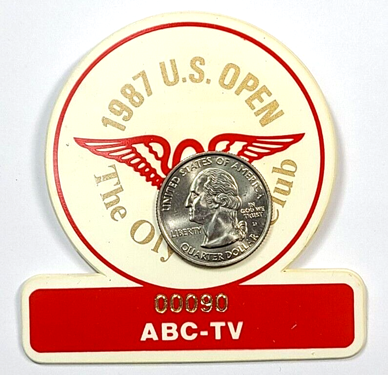 1987 US Open Golf Tournament The Olympic Club ABC-TV Pin | eBay