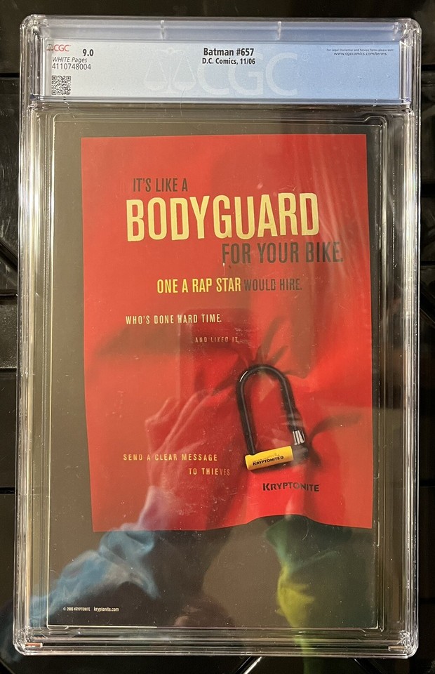 Batman #657 CGC 9.0 Newsstand Variant 1st Cover Appearance Damian Wayne ...