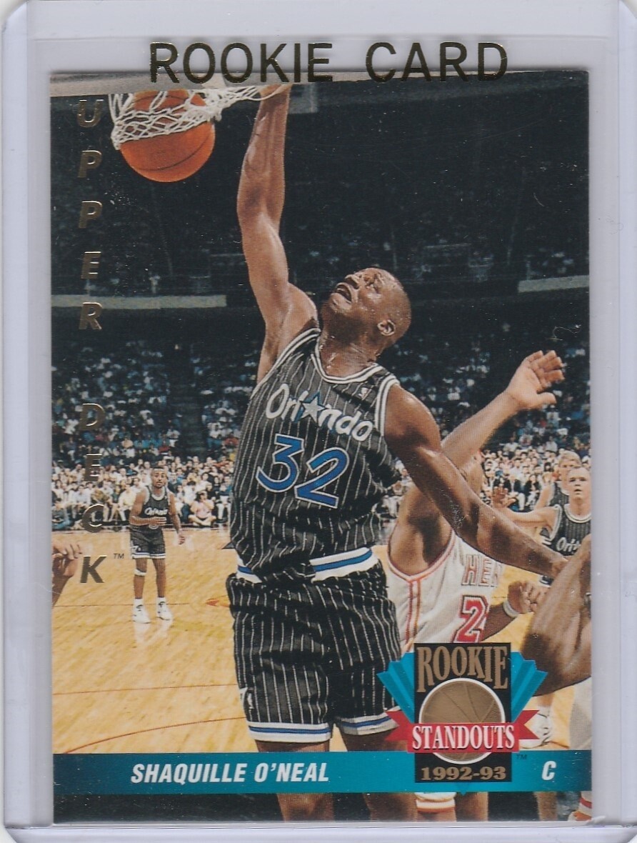 SHAQUILLE O'NEAL Shaq ROOKIE CARD 1992 Upper Deck Standouts RC Magic ...