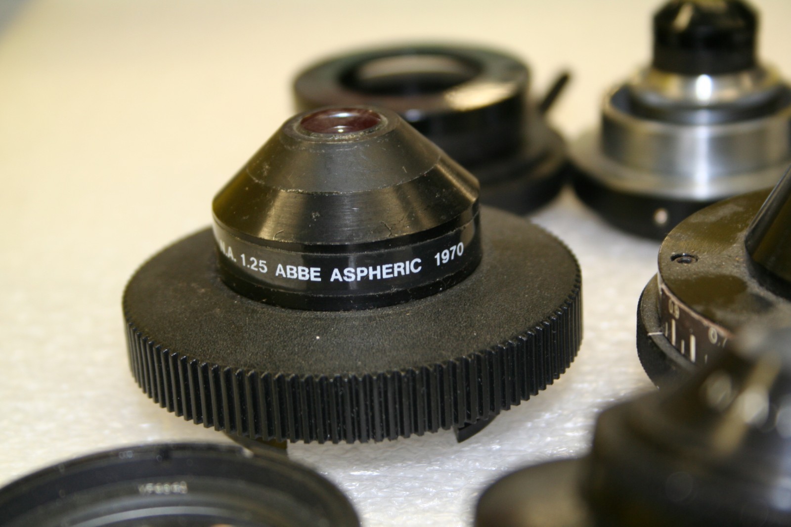 lot of AO American Optical Spencer / Bausch Lomb Microscope Condensers ...