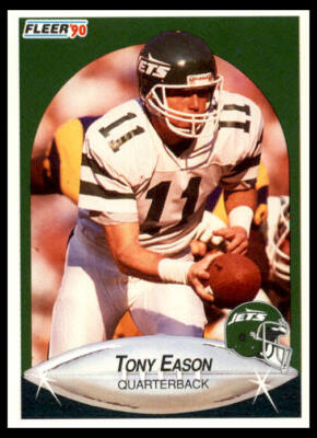 1990 Fleer #360 Tony Eason New York Jets | eBay