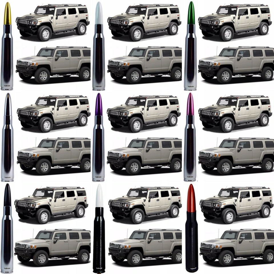 Brass 50 Caliber Bullet Antenna for Hummer H2 and H3 All Years Billet ...