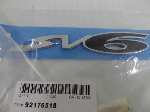 Genuine Holden New SV6 rear badge to suit VZ Commodore | eBay