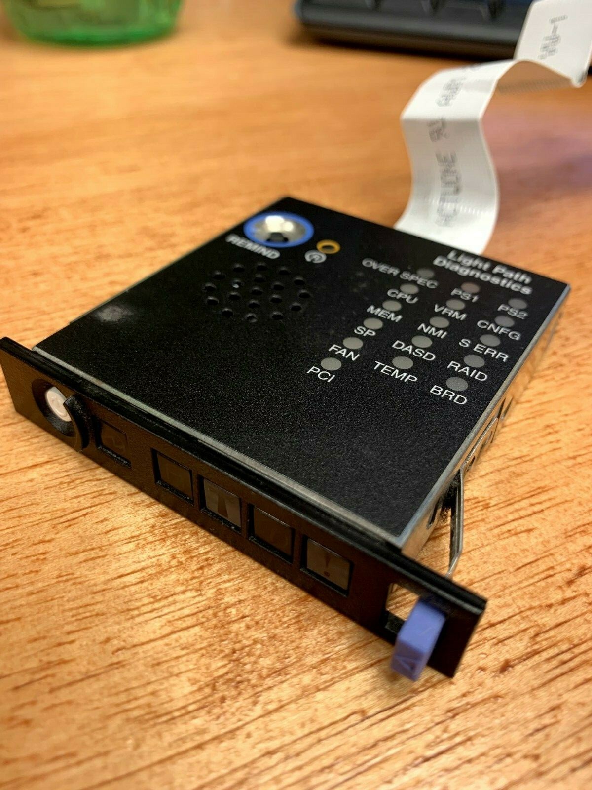 IBM Light Path Diagnostics Panel For X3550 - 43W0625 43W0010 w/cable ...