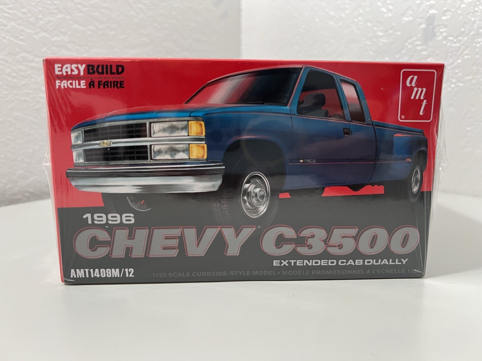 1/25 Scale Model Kit '96 Chevy C3500 Dually Pickup Easy Build by AMT ...