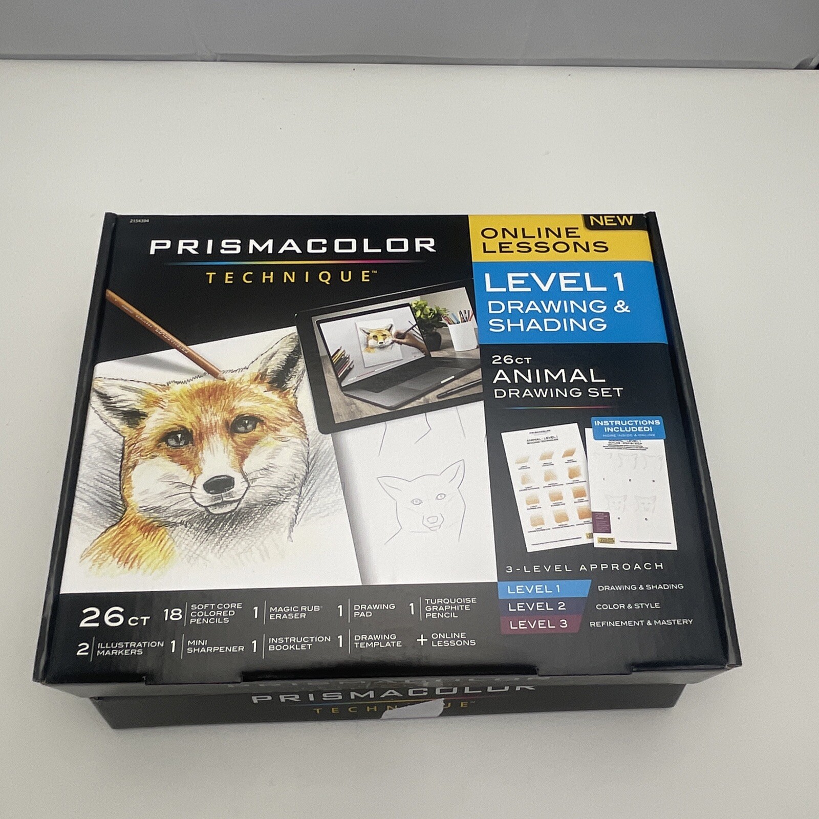 Prismacolor Technique , Level 1 Drawing And Shading 26ct Animal Drawing ...