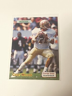 1992 Gridiron Promo #2P Casey Weldon **031926 | eBay