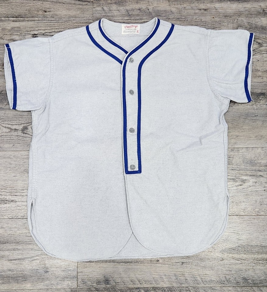 2 Vtg Rawlings Wool "The Mark Of A Pro" Baseball Jerseys Size XL #4 And #7 READ | eBay