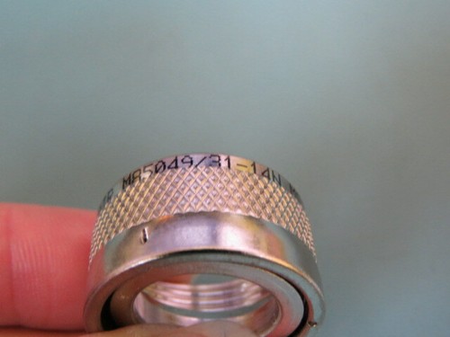 Glenair M85049/31-14N Qty of 6 per Lot Silver Connector Backshell, E ...
