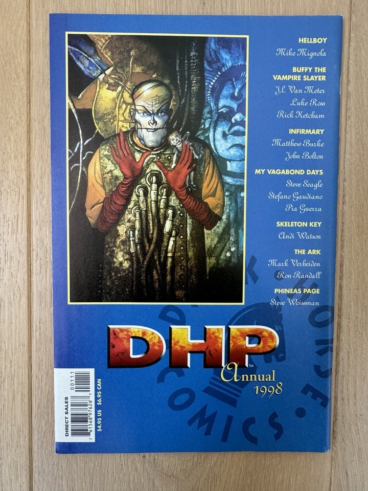DARK HORSE PRESENTS ANNUAL 1998 VF 1st BUFFY THE VAMPIRE SLAYER ...