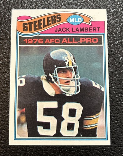 Jack Lambert 1977 Topps Card # 480 Steelers HOF NM | eBay